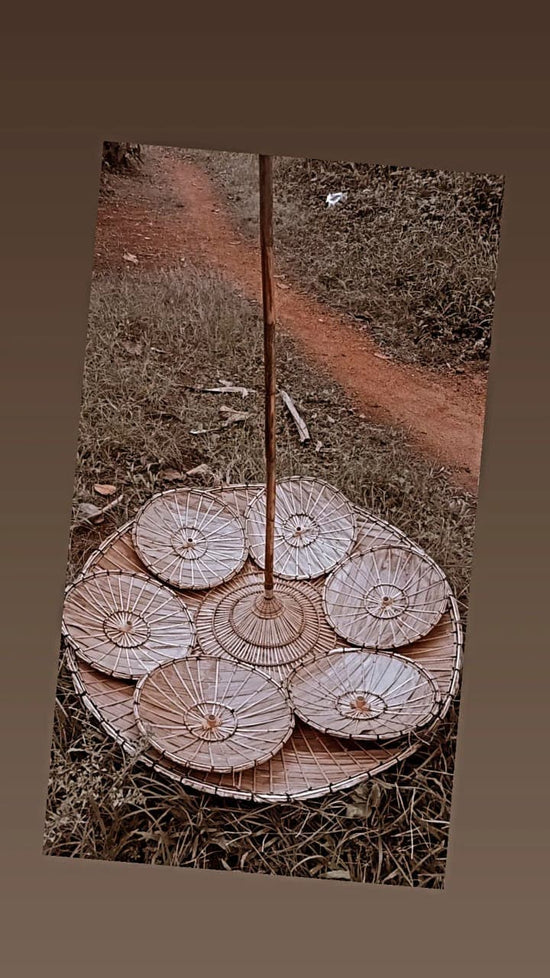 Olakkuda,Ola kuda,Kerala traditional Umbrella,Palmyra leaf umbrella,Ma ...