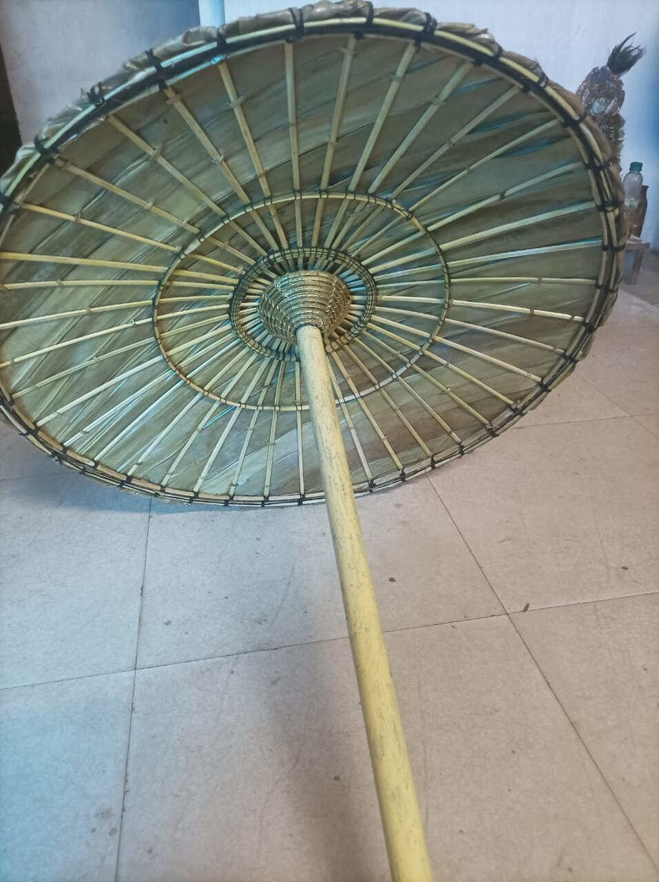 Olakkuda,Ola kuda,Kerala traditional Umbrella,Palmyra leaf umbrella,Ma ...